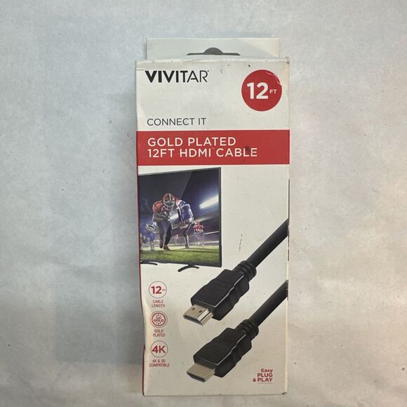 Vivitar | Other | Vivitar Gold Plated 2 Hdmi Cable | Poshmark